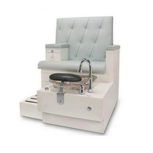 Double sests nail spa pedicure chair bench station for nail salon ...